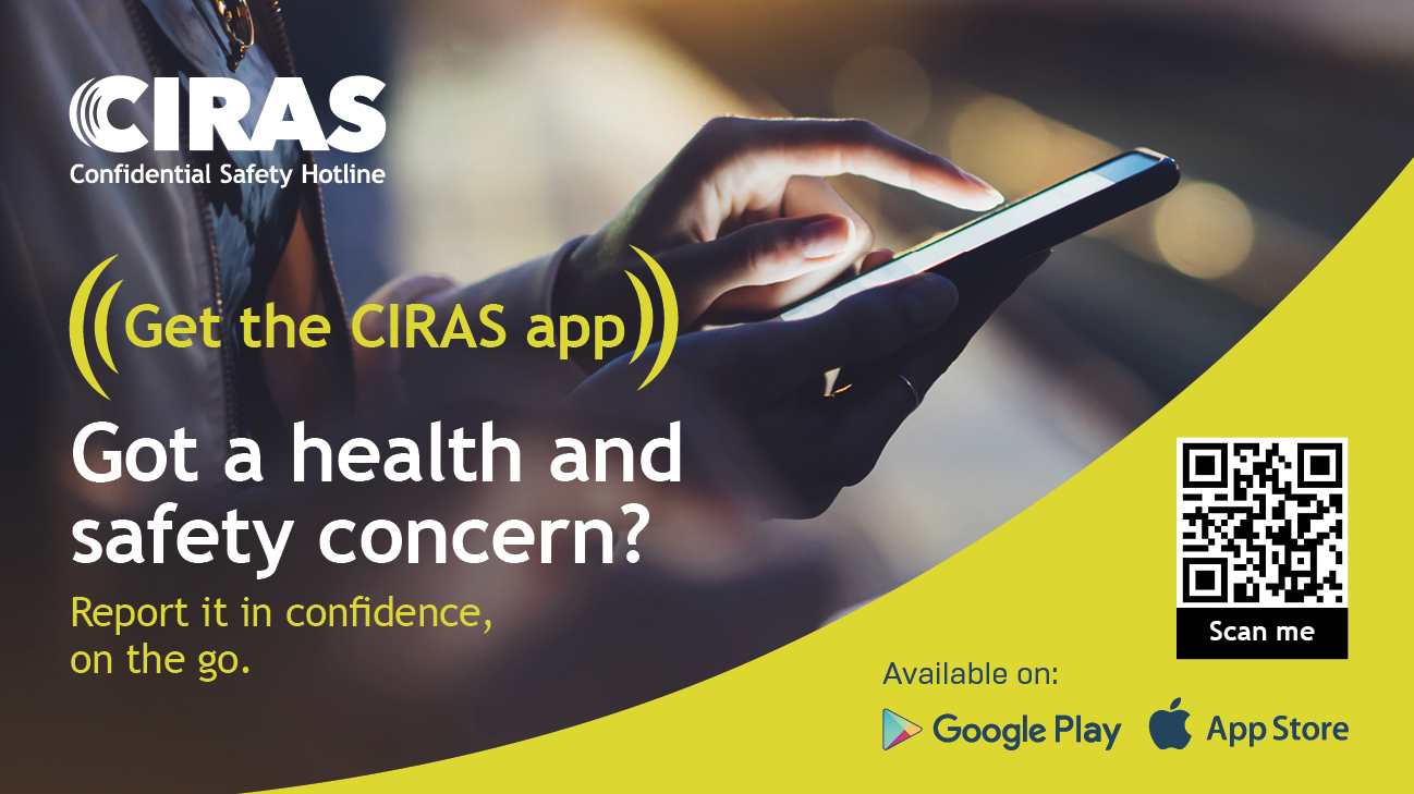 New CIRAS app launched – report concerns confidentially on the go!